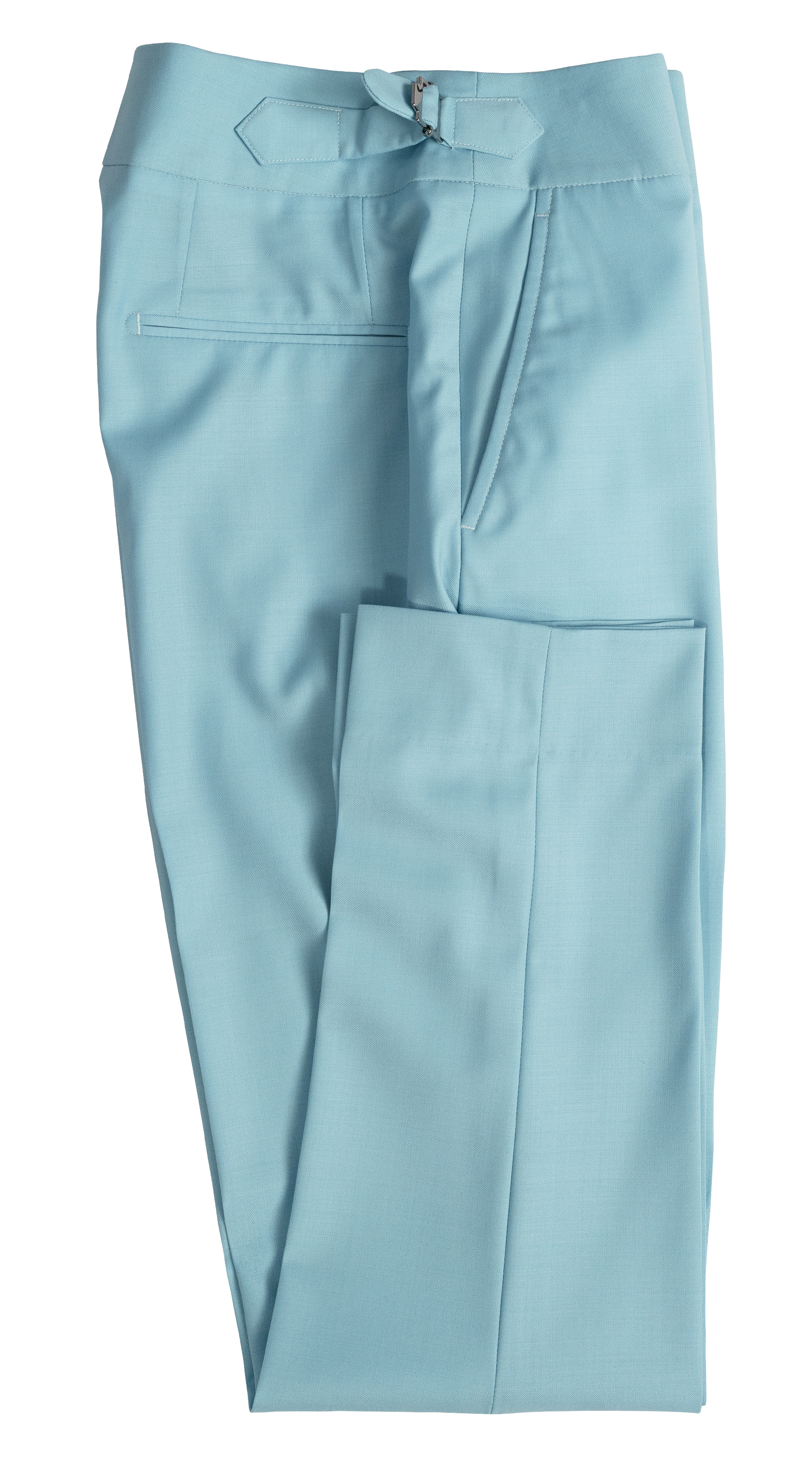 Cerulean Blue Double-Breasted Suit by SUITABLEE