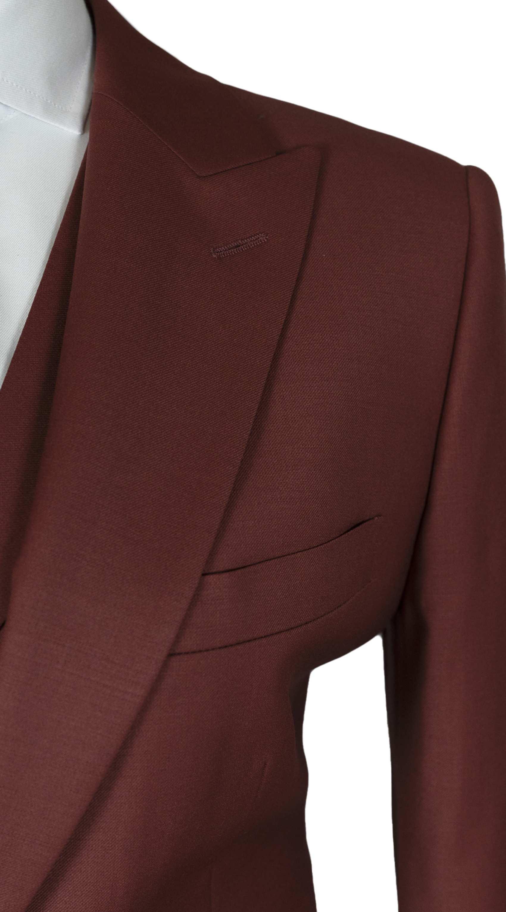 Cocoa Twill Wool Suit | SUITABLEE